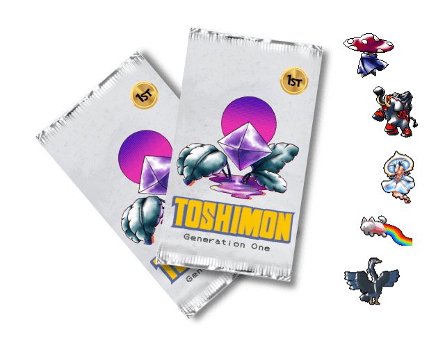 Toshimon - Collectible Creatures on Ethereum